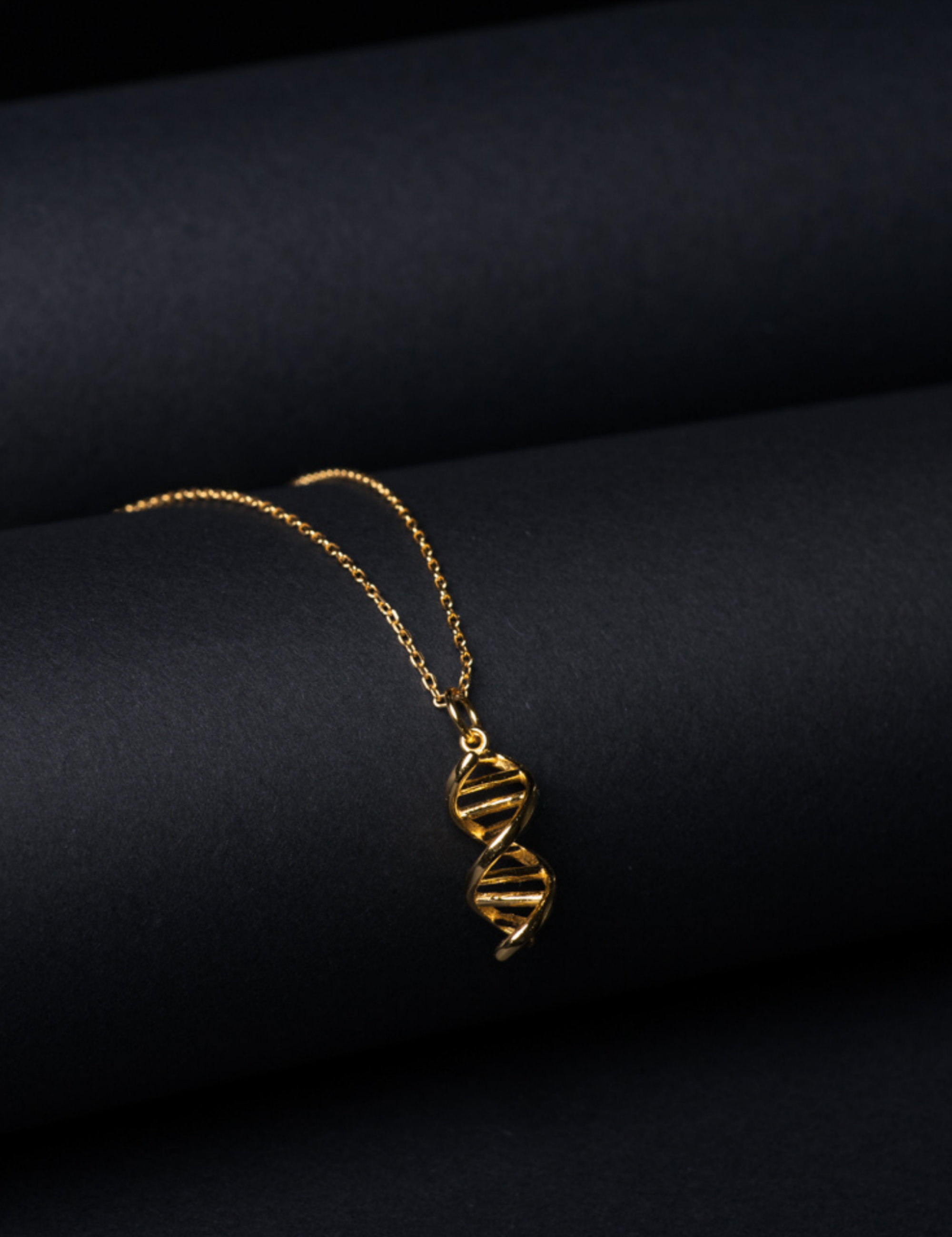 DNA Necklace in Gold Plated Silver – 12 Dalton